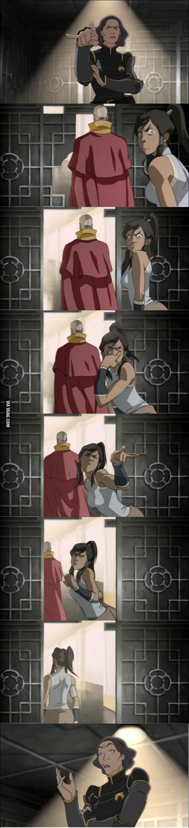 Korra Trolling back Lin - 9GAG
