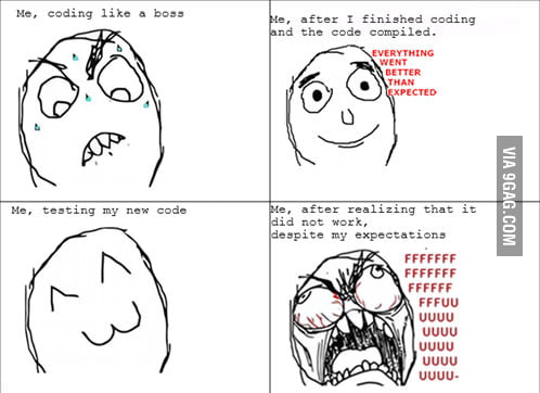 Coding Rage - 9GAG