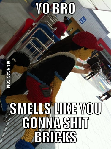Shit bricks - 9GAG