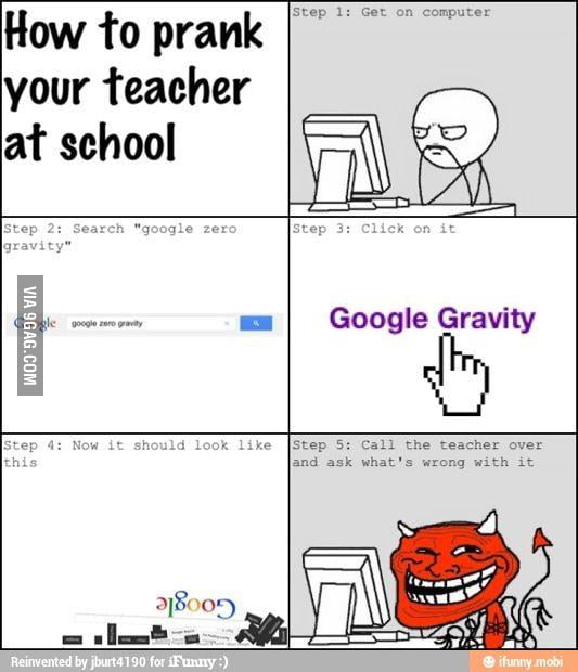 How to troll your teacher. - 9GAG