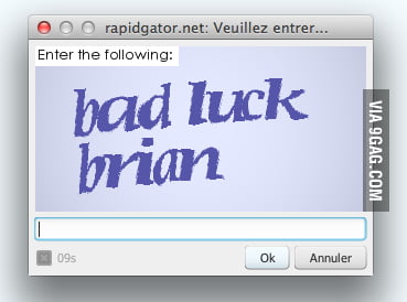 Creative Captcha - 9GAG