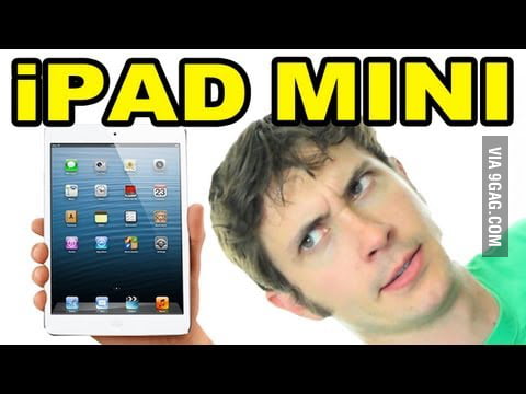 IPad mini Commercial Parody - 9GAG