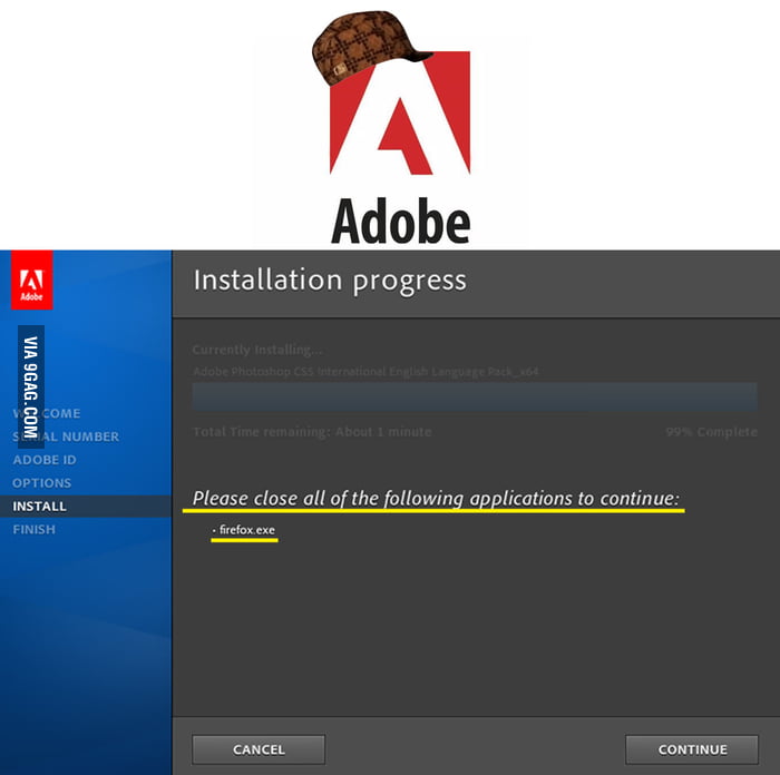 Scumbag Adobe - 9GAG