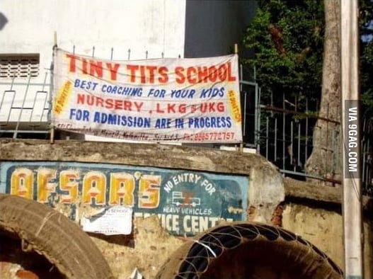 Probably not a good school to go to... - 9GAG