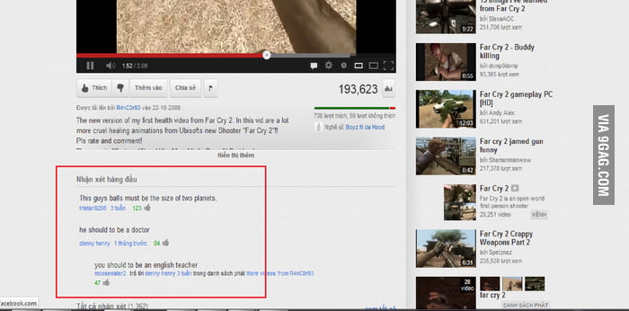 Just Far Cry 2 Healing Animations, Two top comment win - 9GAG