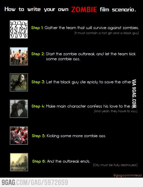 How to write your own Zombie Apocalypse movie! - 9GAG