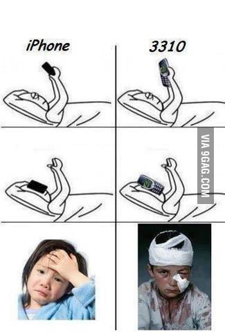 Nokia 3310 the ultimate weapon! - 9GAG