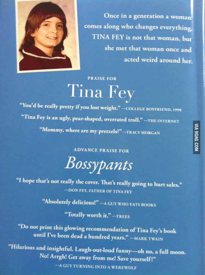 Tina Fey Book Cover - 9GAG