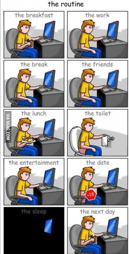The routine - 9GAG