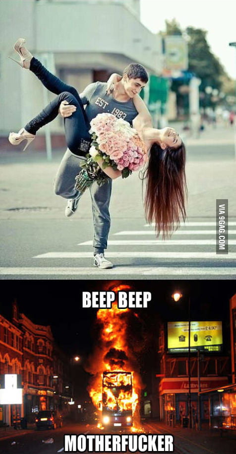 Beep beep! - 9GAG