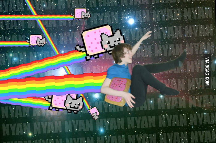 Nyan cat ? dafuq? - 9GAG