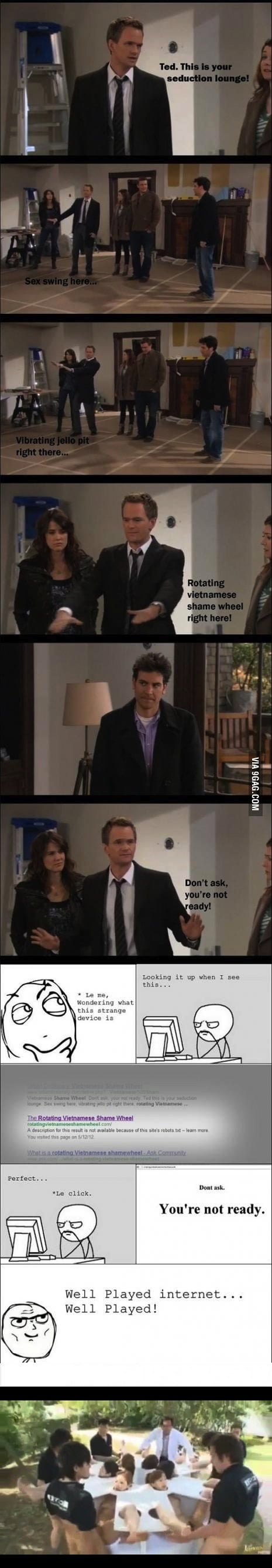 Barneys Rotating Vietnamese Shame Wheel - 9GAG