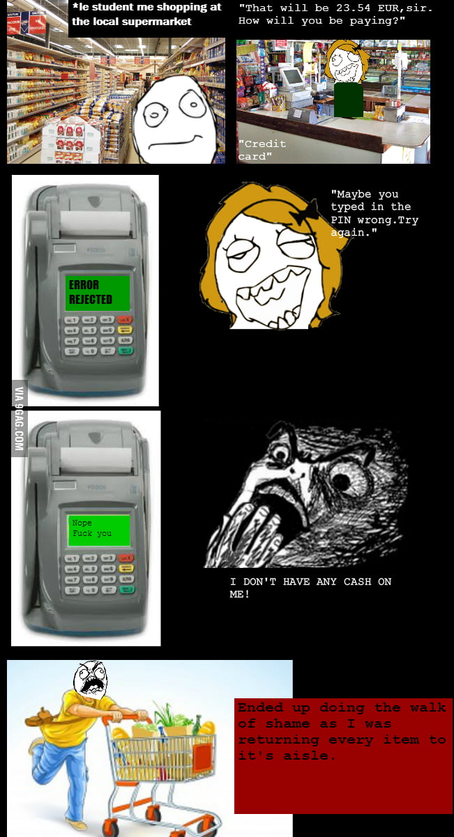 Supermarket Rage - 9GAG