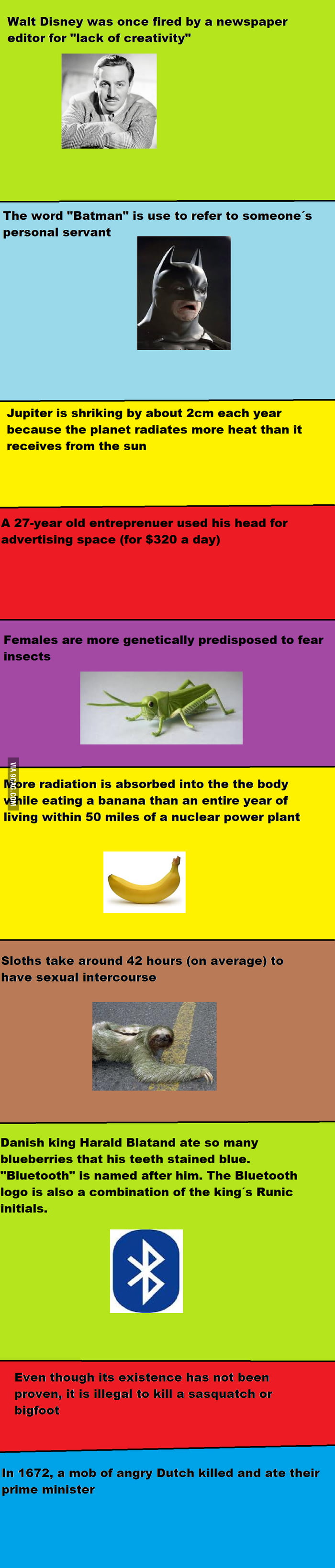 Some interesting facts - 9GAG