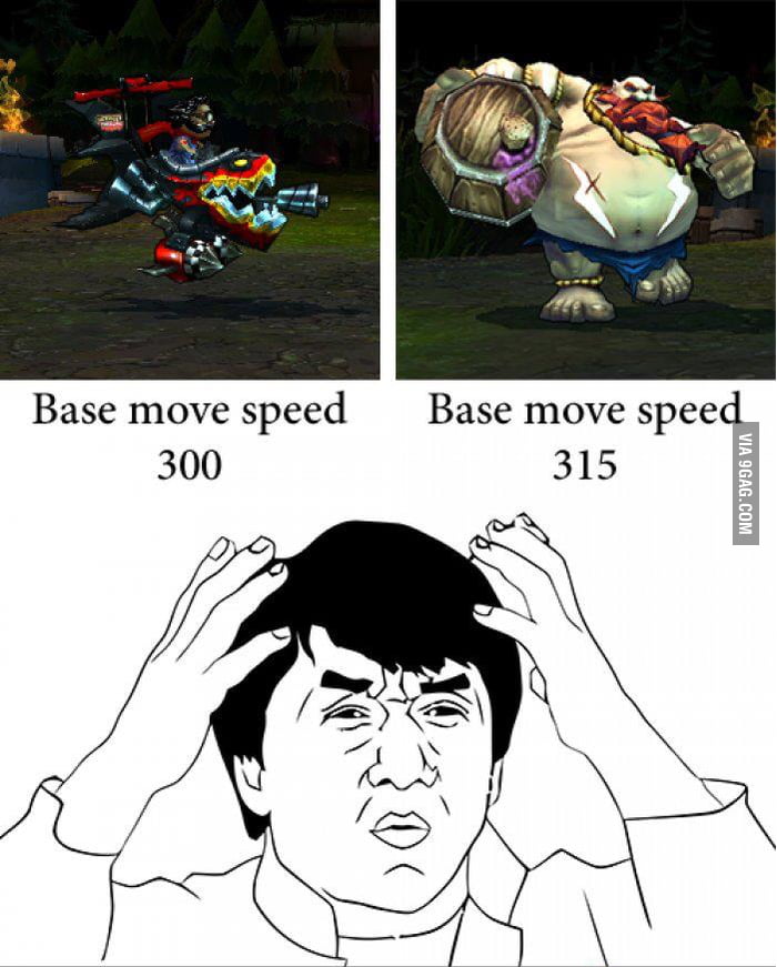 League Of Legends - movement speed logic - 9GAG