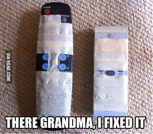 Help your grandma with remote - 9GAG