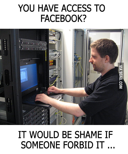 Sysadmin's joke in school. - 9GAG
