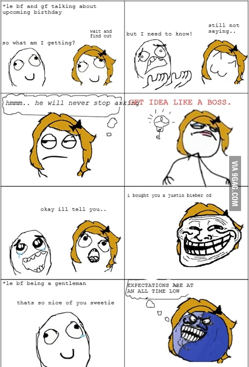 Rage Comic: Birthday Gift - 9GAG
