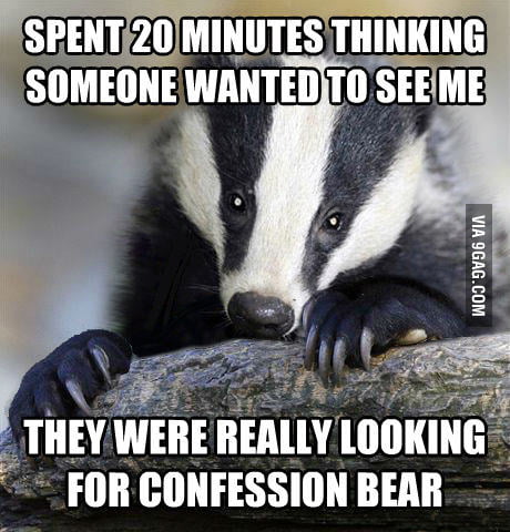 Depressed Badger is depressed - 9GAG
