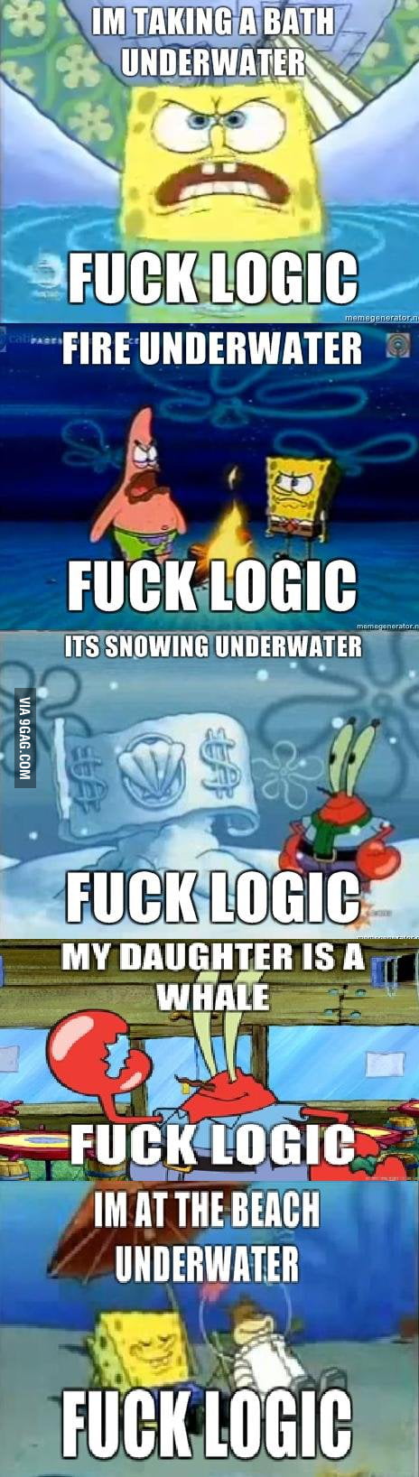 Spongebob Logic?! - 9GAG