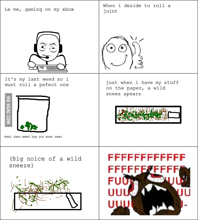 Final weed rage - 9GAG