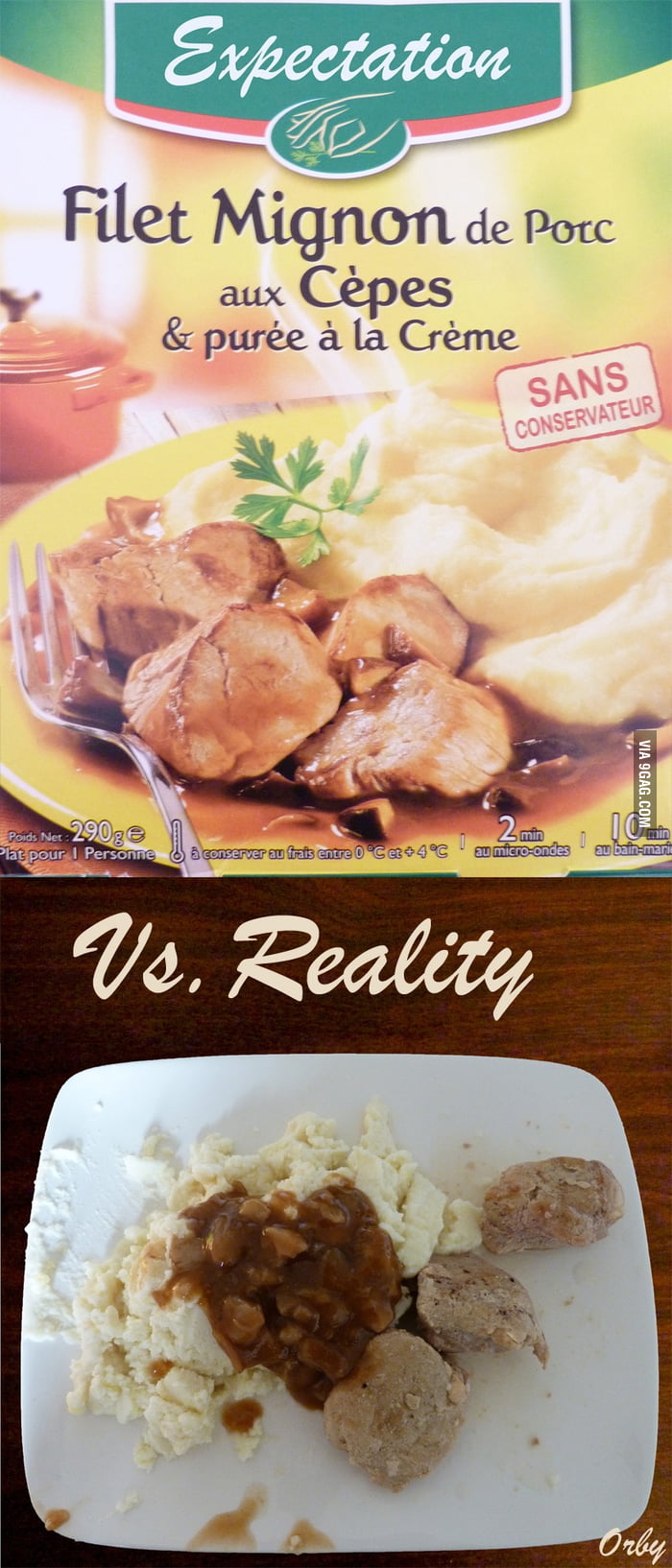 Expectation Vs. Reality in France - 9GAG