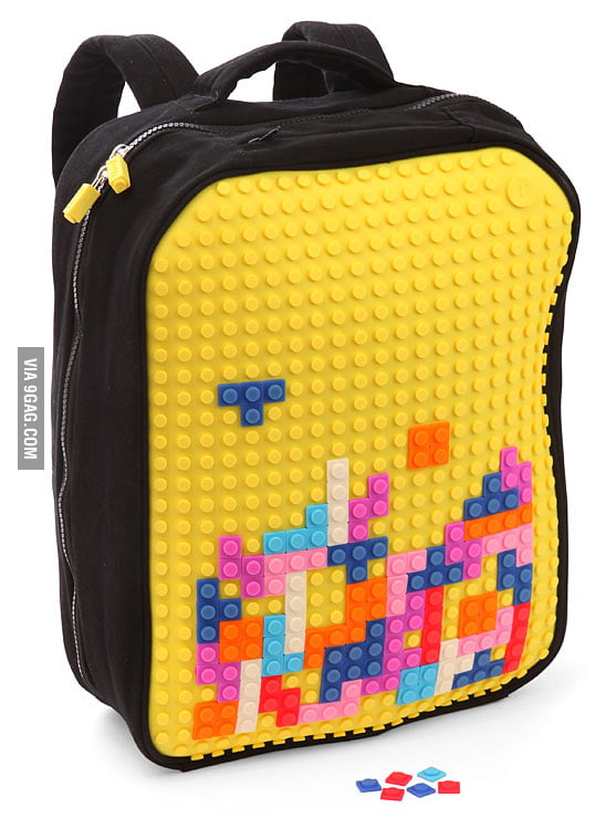 DIY Pixel Art Backpack - 9GAG