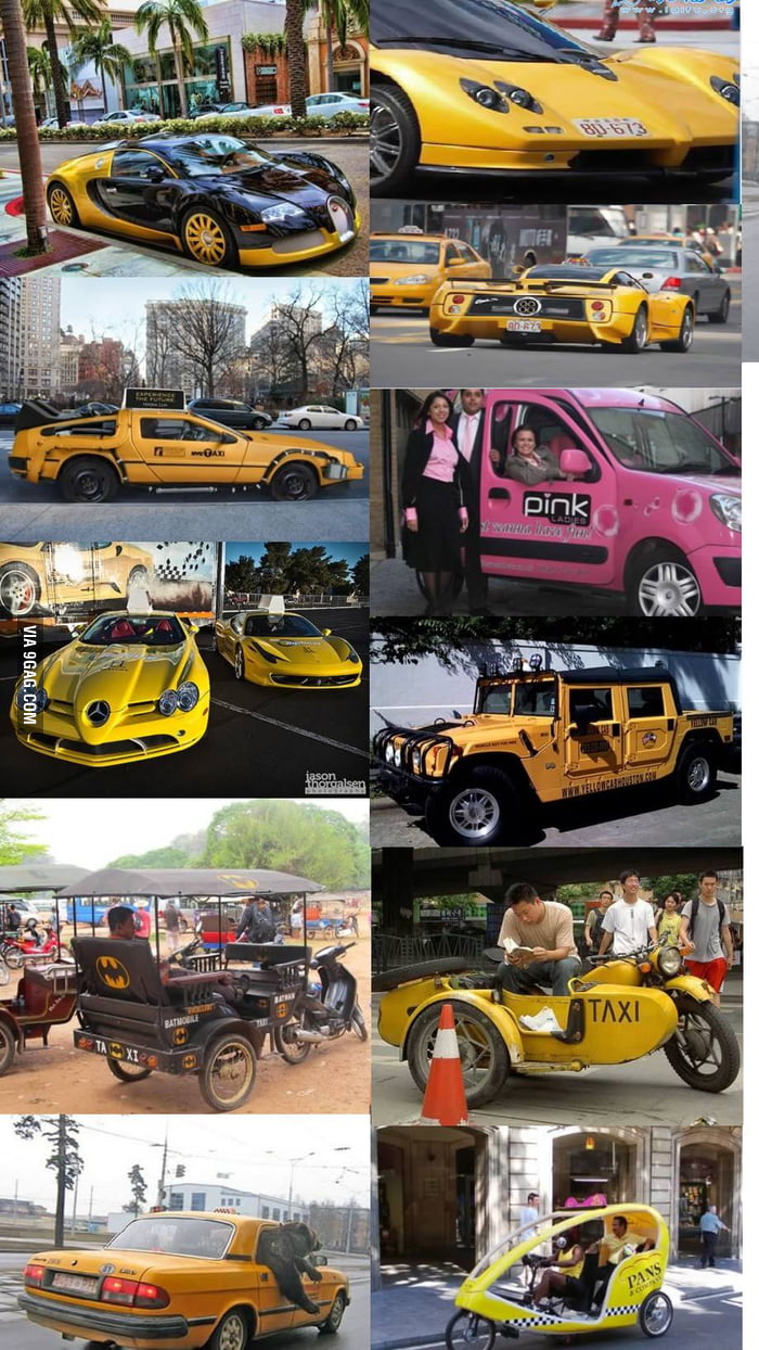 Some of the coolest taxi's! - 9GAG