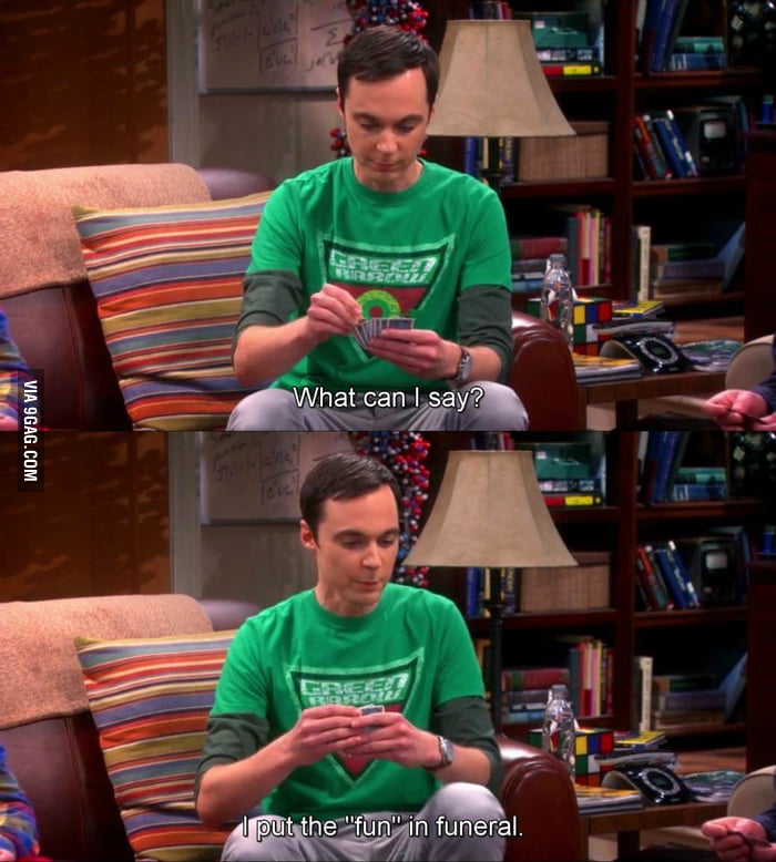 Sheldon being Sheldon - 9GAG