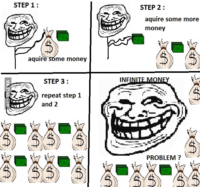 Can't argue with troll logic... - 9GAG