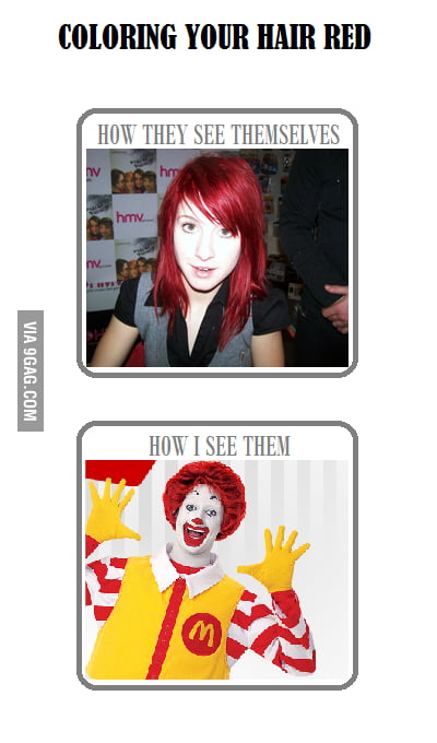 Red hair: Expectation vs. Reality - 9GAG
