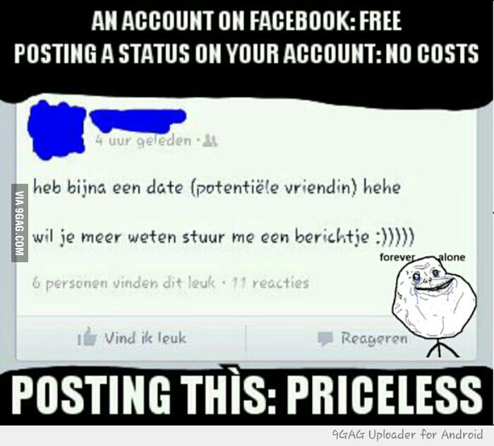 Epic fail forever alone - 9GAG