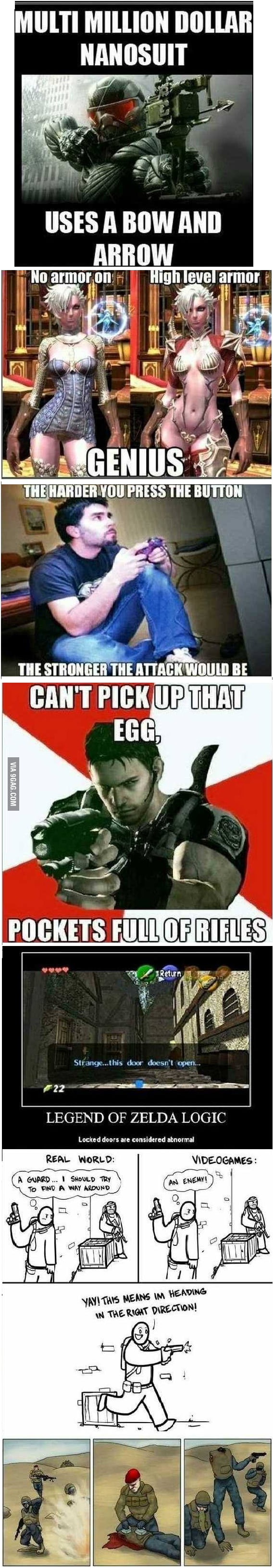 Video game logic . - 9GAG