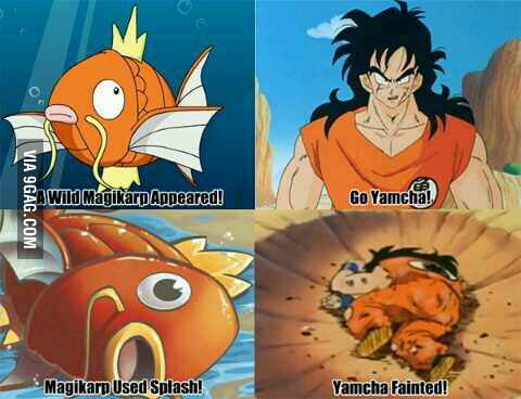 Yamcha vs Magikarp - 9GAG