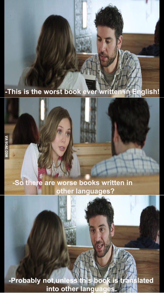 Josh Radnor thinks Twilight is shit,too - 9GAG
