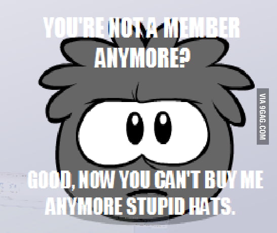 Grumpy Puffle - 9GAG