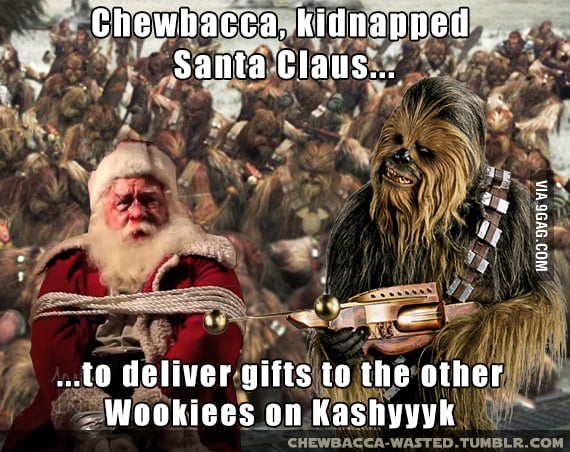 Chewie & Santa - 9GAG