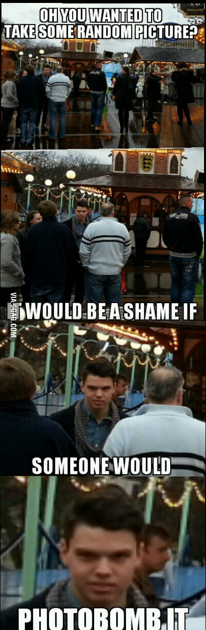 Taking some random photo when suddenly.. - 9GAG
