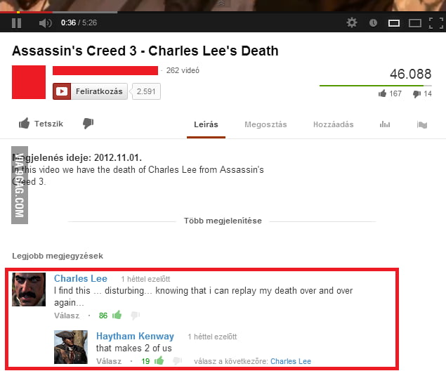 AC3 Charles Lee is alive! - 9GAG