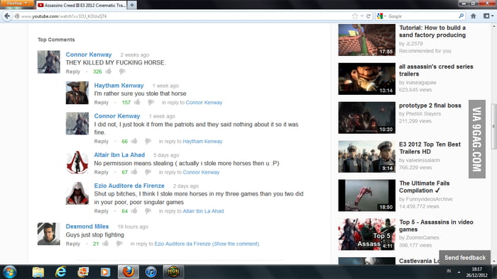 Assasins Irony... - 9GAG