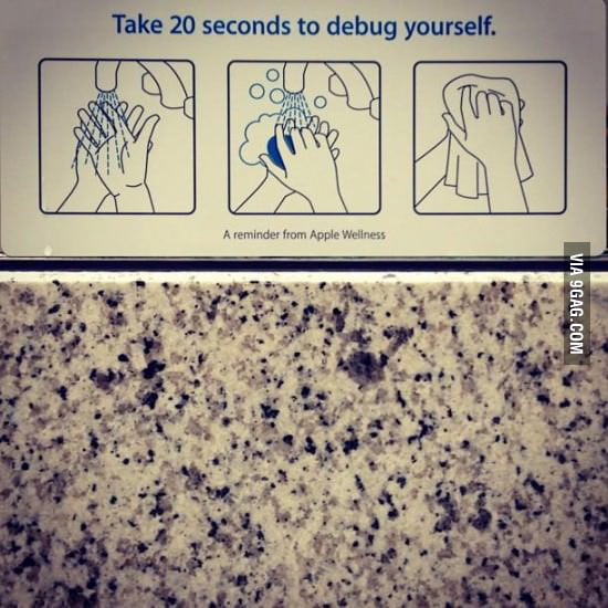 Apple teaching you how to debug - 9GAG
