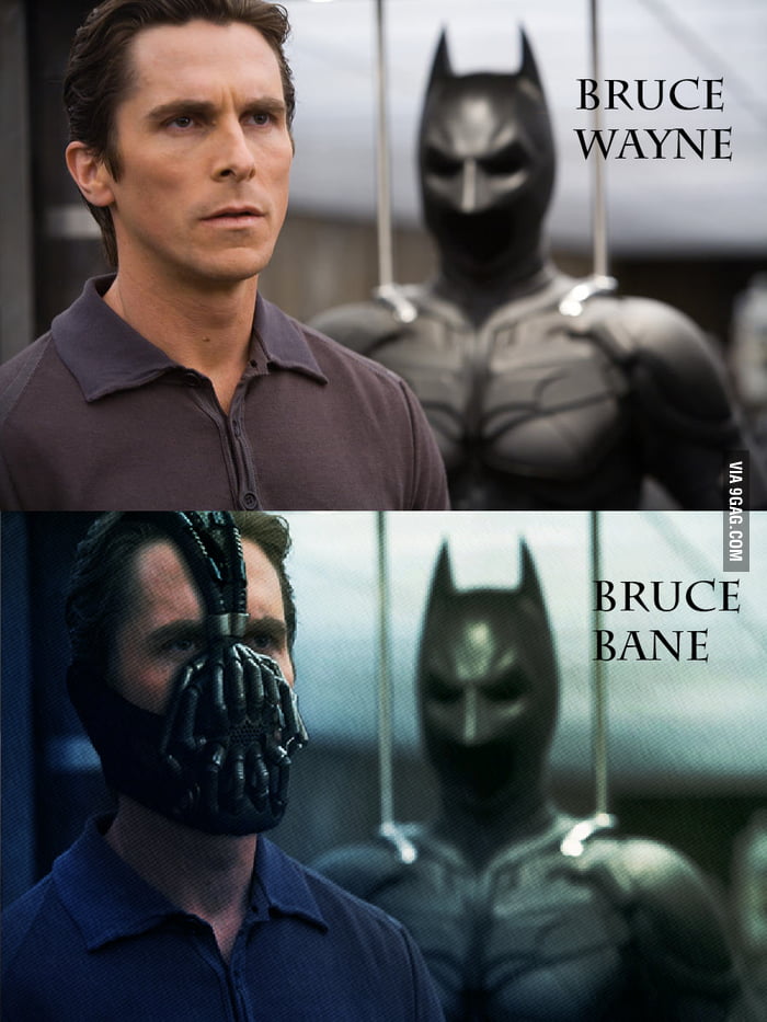 Bruce Wayne/Bruce Bane - 9GAG