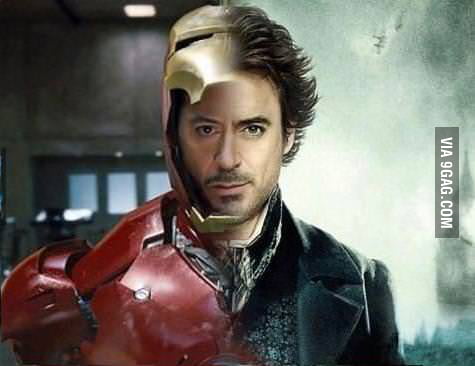 Robert Downey Jr. Two-Face - 9GAG