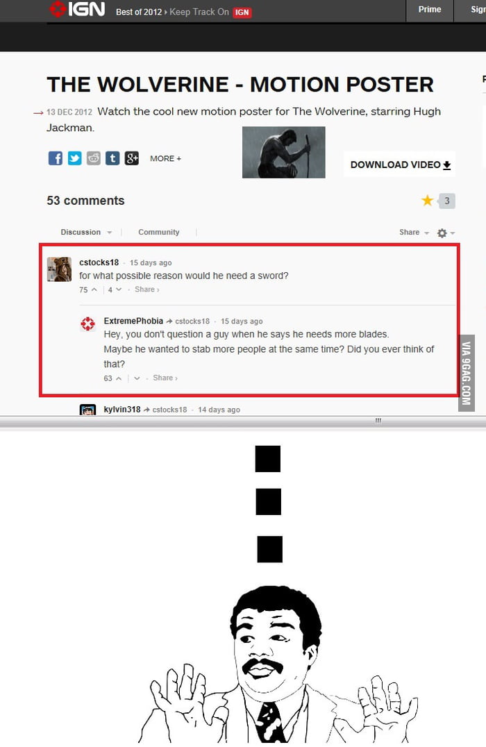 Badass Wolverine - 9GAG