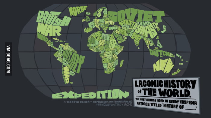 1 Map and 176 Words - 9GAG