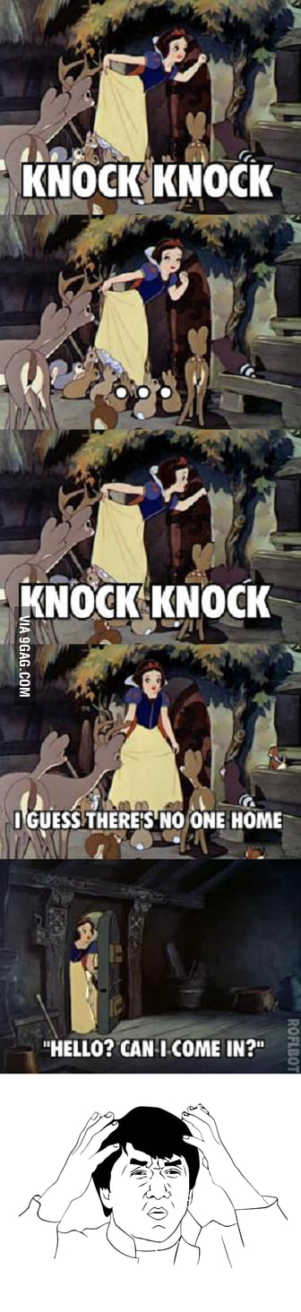 Snow White logic - 9GAG