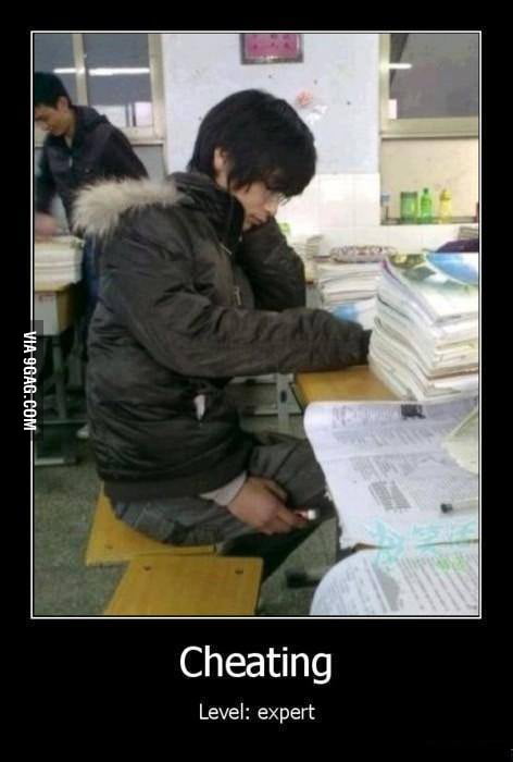 Cheating Level: Expert - 9GAG