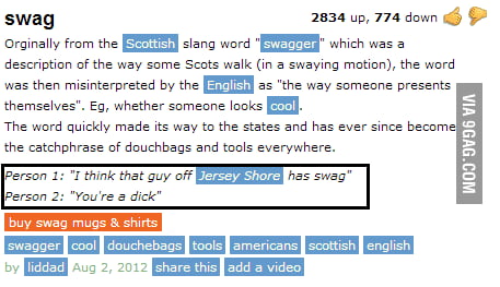 Urban dictionary - 9GAG