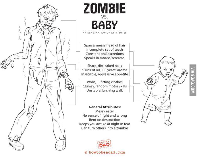 Zombies & Babies - 9GAG