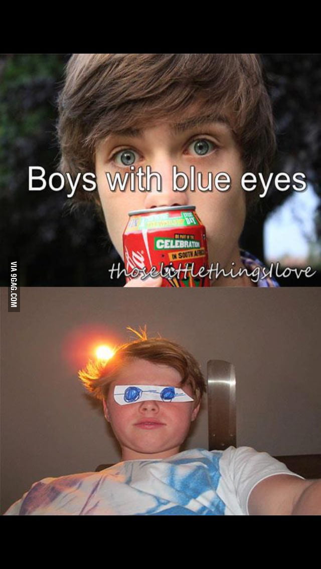 Blue eyes - 9GAG